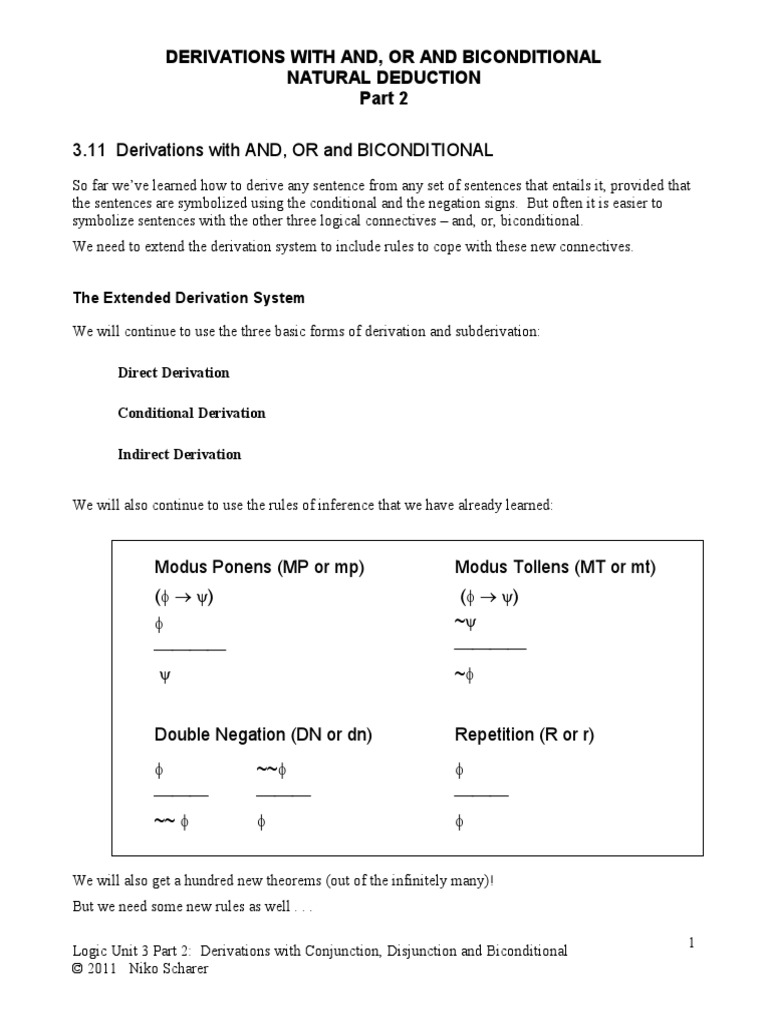 Logic Unit 3 Part 2 | PDF | Theorem | Argument