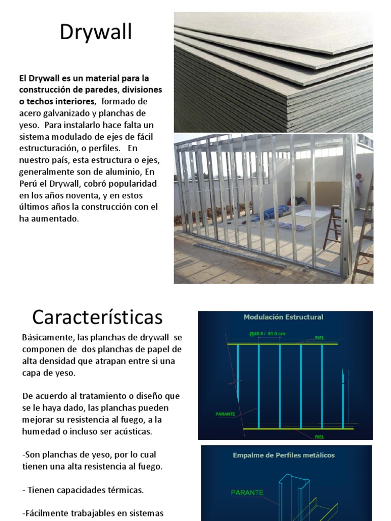 Driwall | PDF | Aluminio | Tornillo