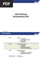SAP JVA: Joint Venture Accounting Guide | PDF | Joint Venture | Invoice