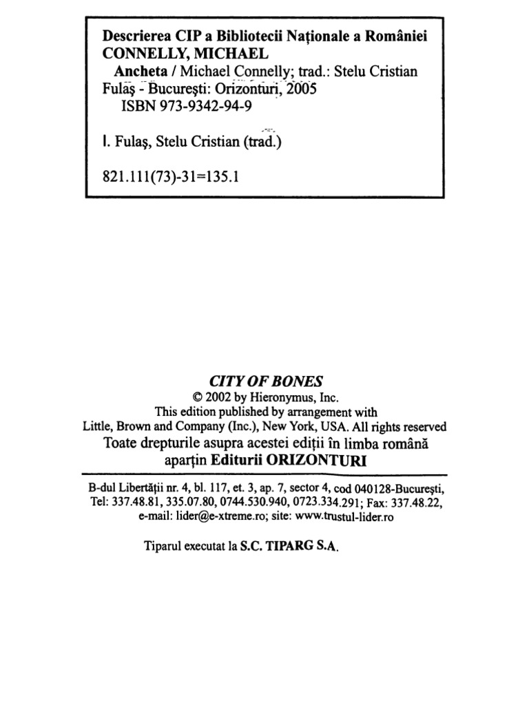 Michael Connelly - Ancheta | PDF