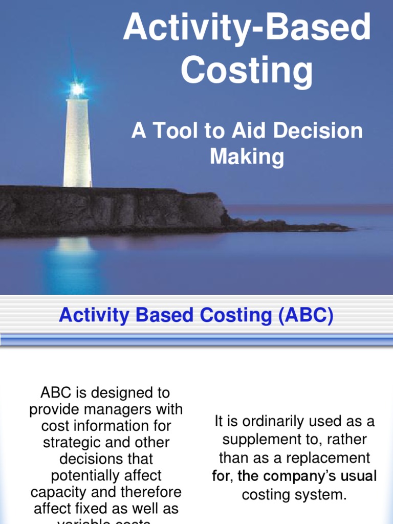 Activity Based Costing | PDF | Cost Accounting | Economics