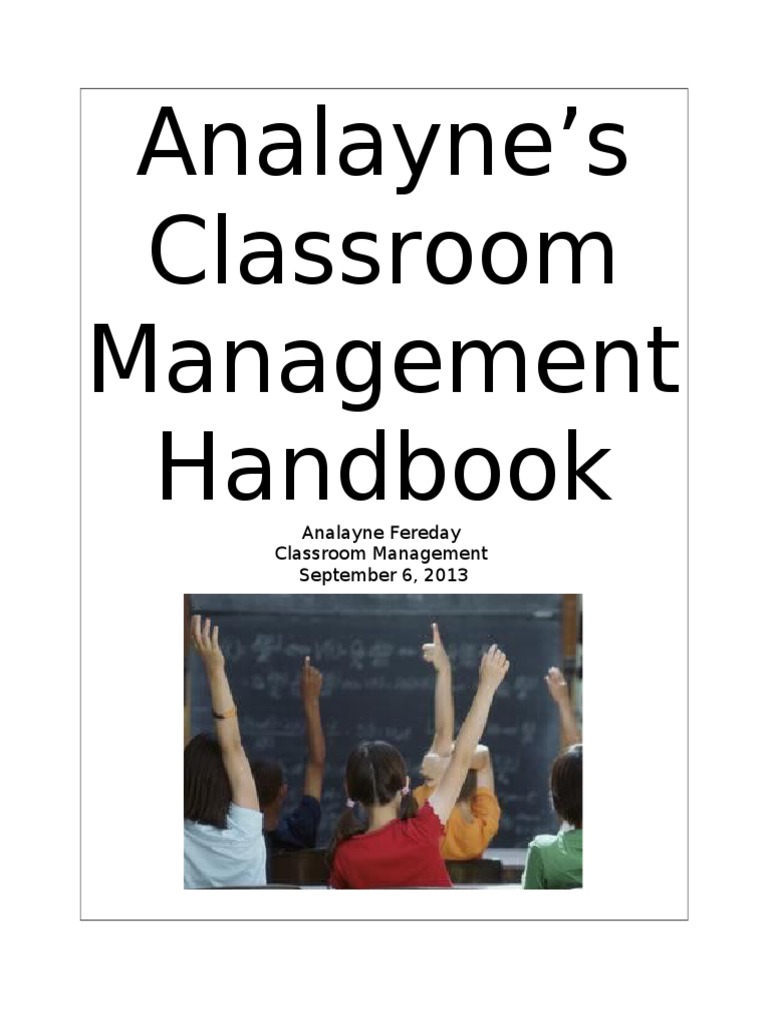 Handbook | PDF | Classroom Management | Teachers