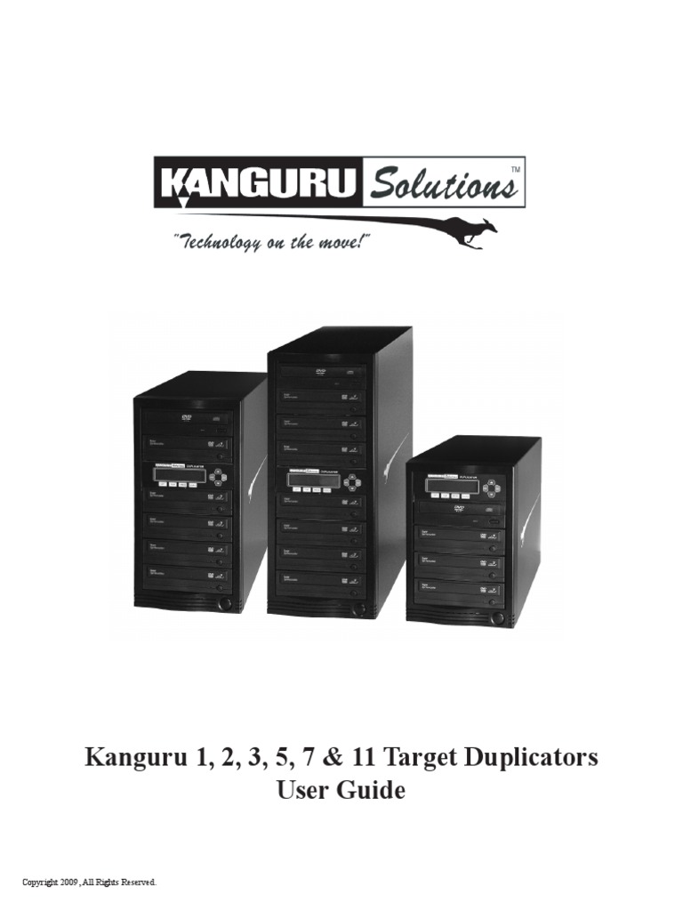 Kanguru Duplicator User Guide | PDF | Dvd | Compact Disc