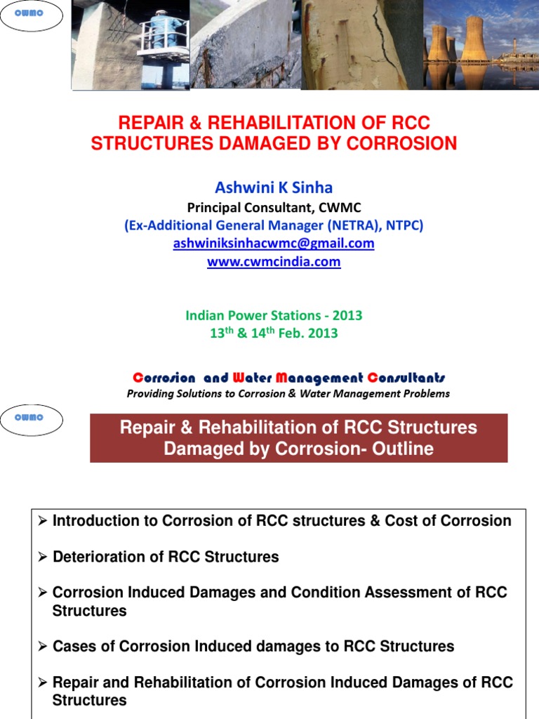 Paper 5 Repair & Rehabilitation of RCC Structures Damaged by Corrosion ...