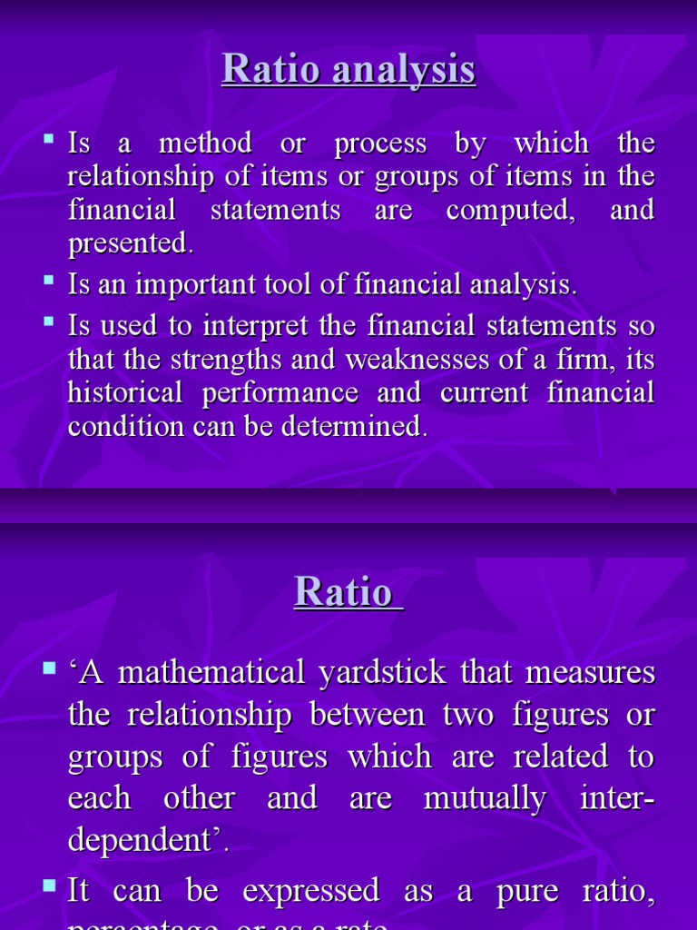 Ratio Analysis | PDF | Dividend | Equity (Finance)