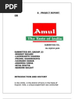 Amul Organisation Structure | PDF | Milk | Cooperative