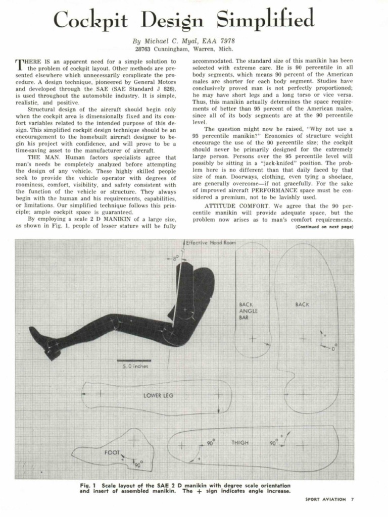Cockpit Design Simplified | PDF | Fuselage | Cockpit