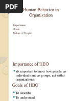 Chapter 1 An Overview of Human Behavior in Organization | PDF ...