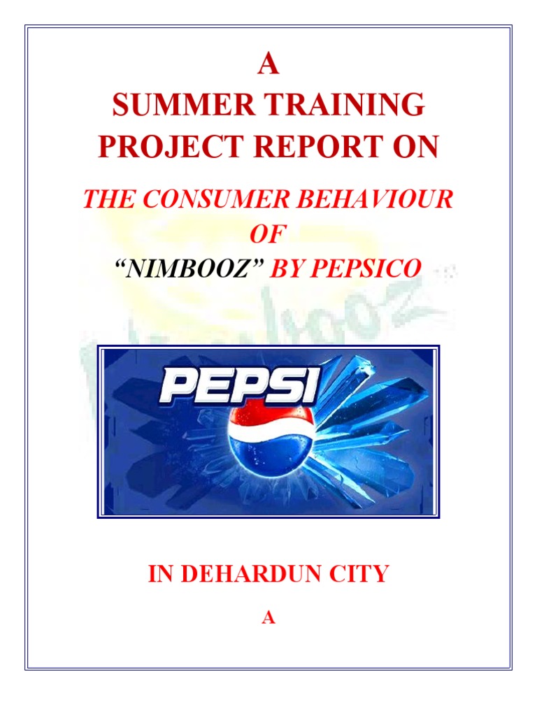 Pepsi Project | PDF