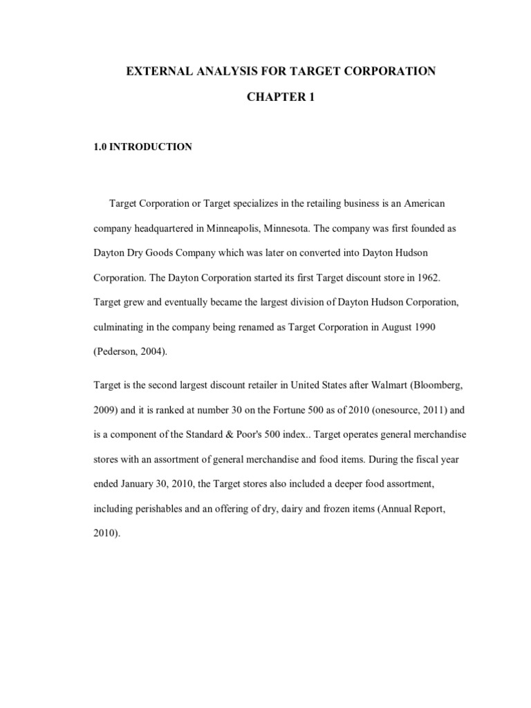 Target Corporation Competitors Overview | PDF | Target Corporation ...