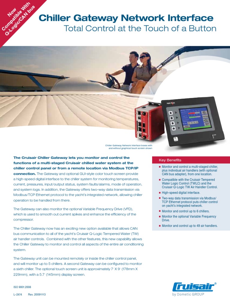 Chiller Gateway Network Interface: Total Control at The Touch of A ...