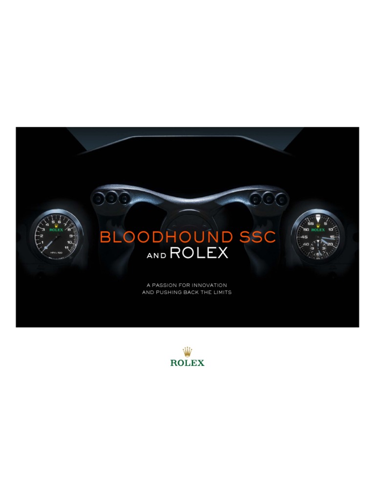 Bloodhound SSC: Rolex | PDF | Rocket | Jet Engine