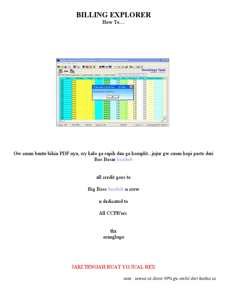 Billing Explorer Installation Guide | PDF | Information Technology ...