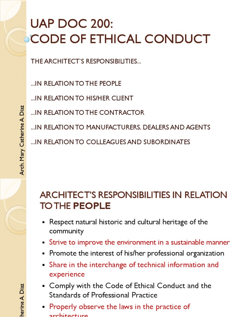 Uap Doc 200 | PDF | Architect | Government Information