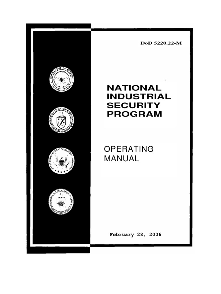 NISPOM: National Industrial Security Programme Operating Manual | PDF ...