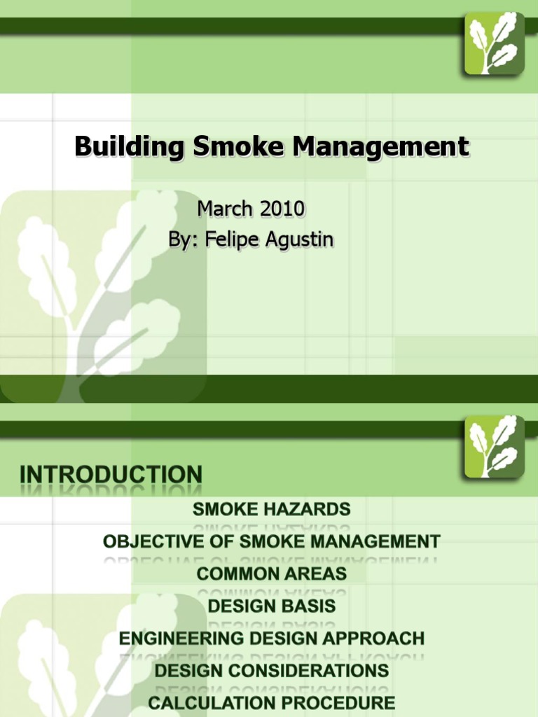 Smoke Management Control | PDF | Smoke | Exhaust Gas
