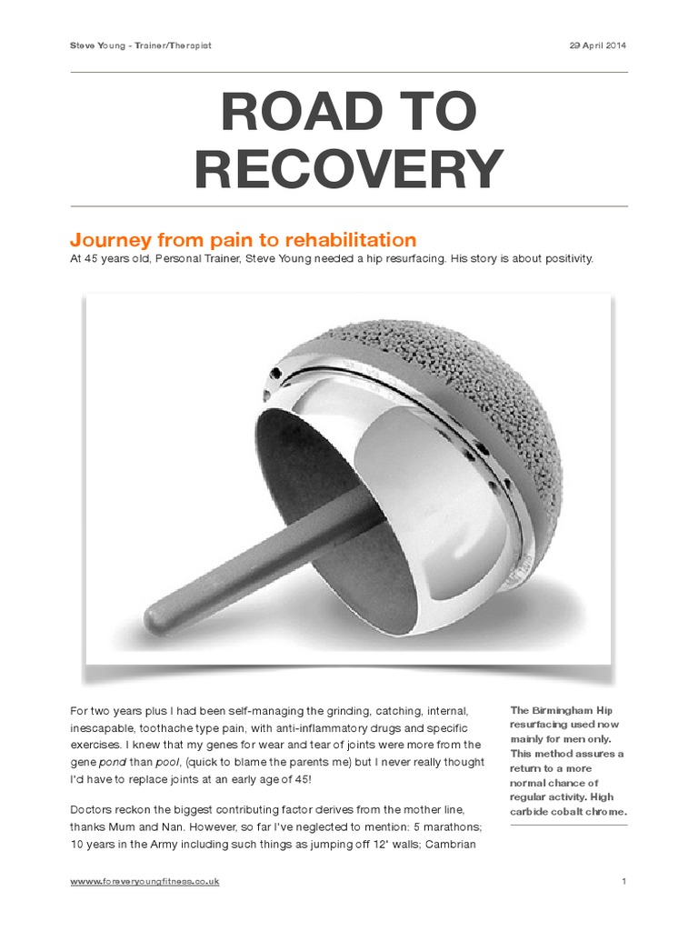 Road To Recovery | PDF | Physical Therapy | Pain
