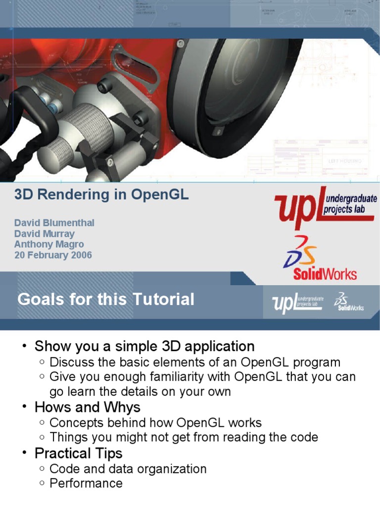 3D Rendering in OpenGL | PDF | Shader | Texture Mapping