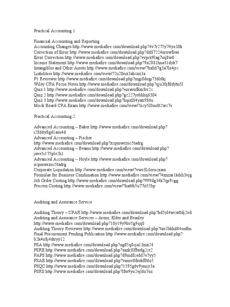 Practical Accounting 1 Reviewer Reviewer | PDF | Accounting | Economic ...