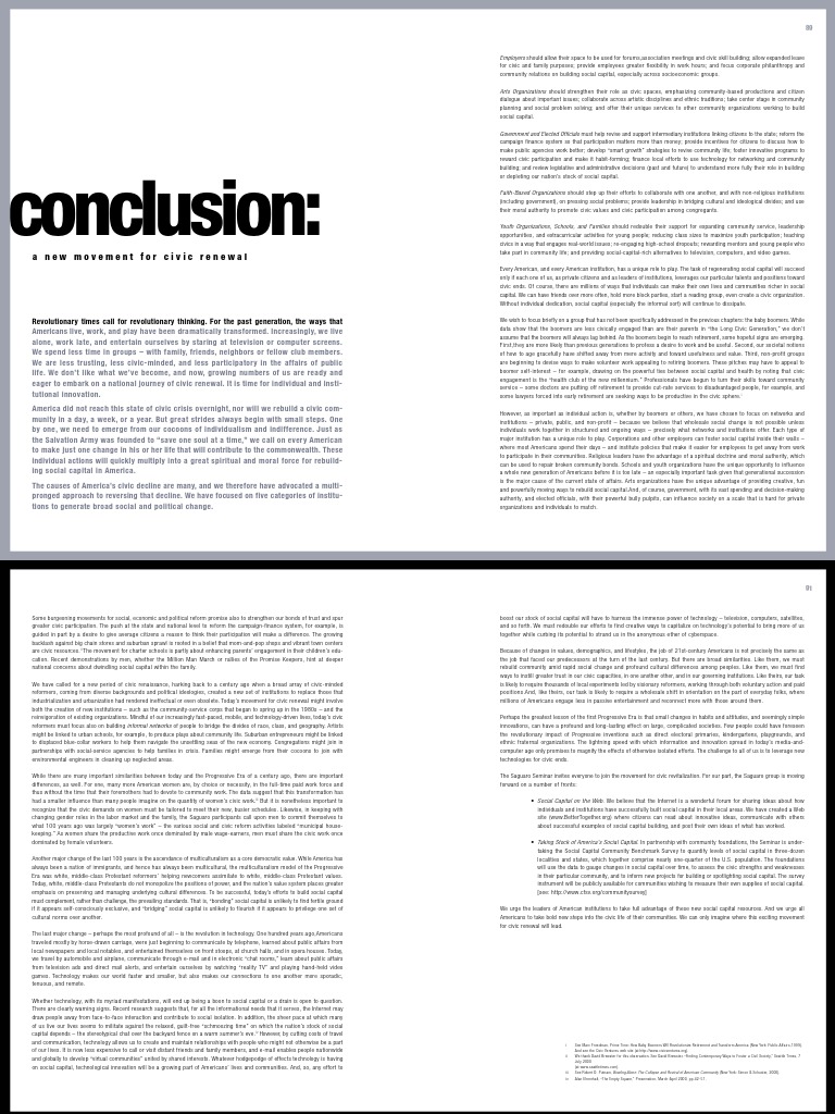 BetterTogether Report 2nd 3/3 | PDF | Social Capital | Community