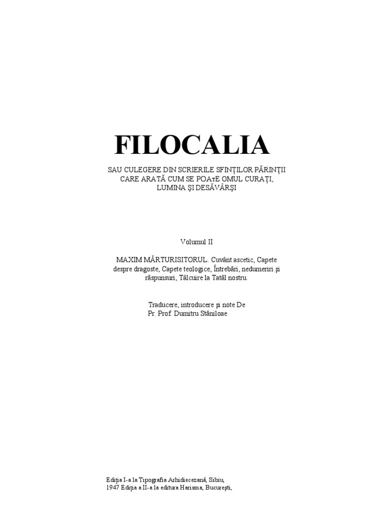 Filocalia 2 | PDF