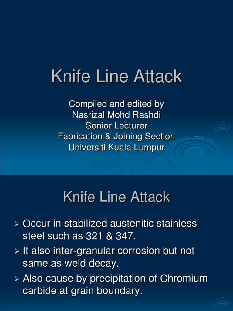 Knife Line Attack Welding Defect | PDF