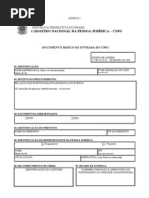 Modelo Cartao CNPJ para Preencher | PDF