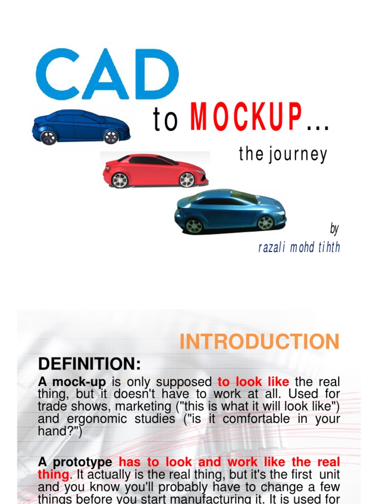 Knowledge Sharing Session - Design-Definition of Mockup by Razali MOhd Tihth | PDF | Computer ...