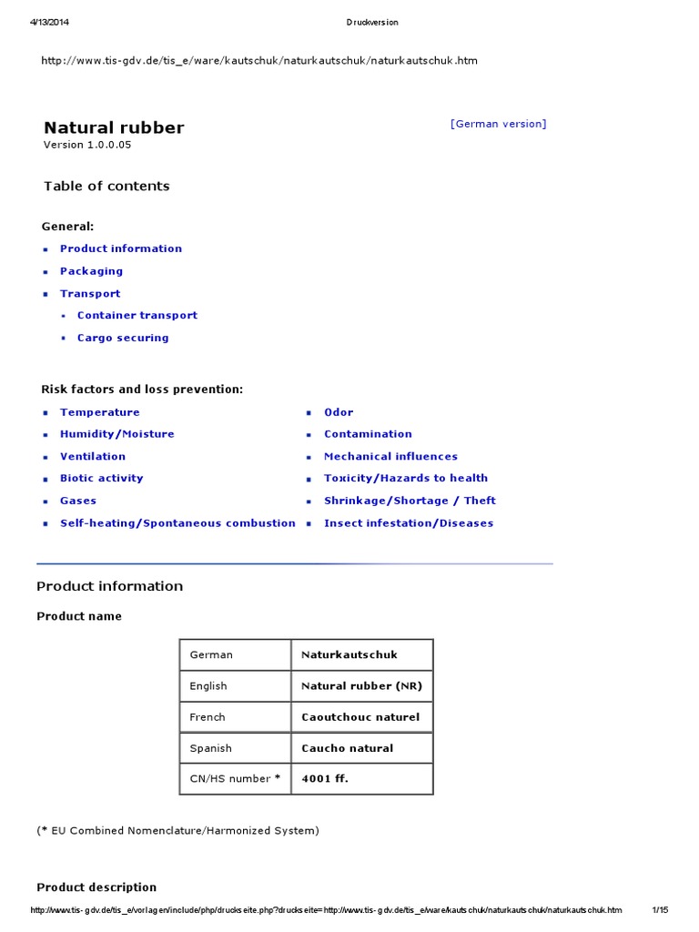 Natural Rubber | PDF | Natural Rubber | Combustion