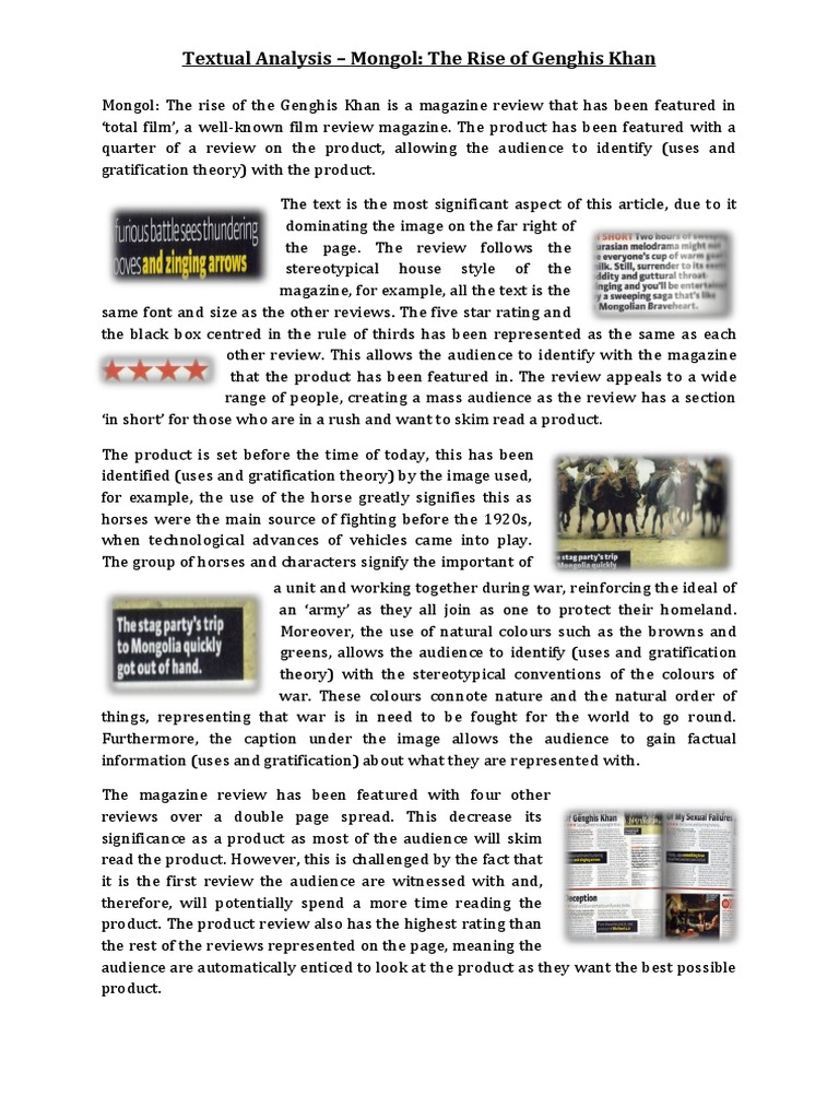 Mongol-The Rise of Genghis Khan | PDF | Genghis Khan | Communication