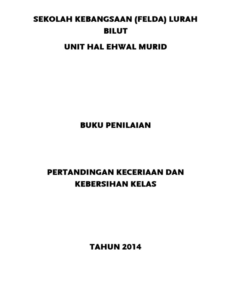 Borang Penilaian PROGRAM 3K | PDF | Karier & Perkembangan | Teknologi ...