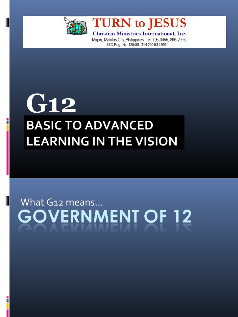 G12 Leadership and Ministry Growth | PDF | Christian Denominational ...