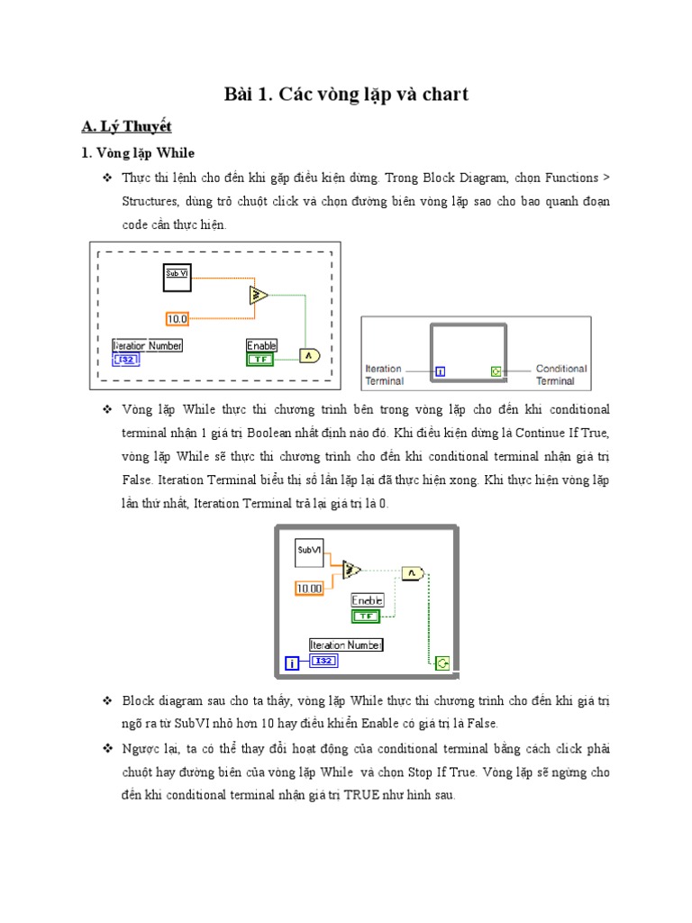 Bai Tap Thuc Hanh Labview | PDF