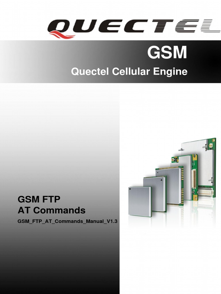 GSM FTP at Commands Manual V1.3 | PDF | File Transfer Protocol ...