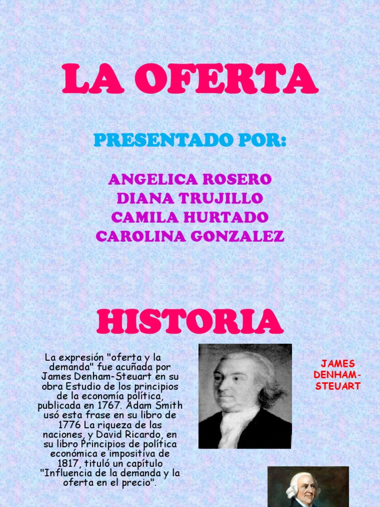 La Oferta | PDF | Teorías económicas | Oferta (economía)