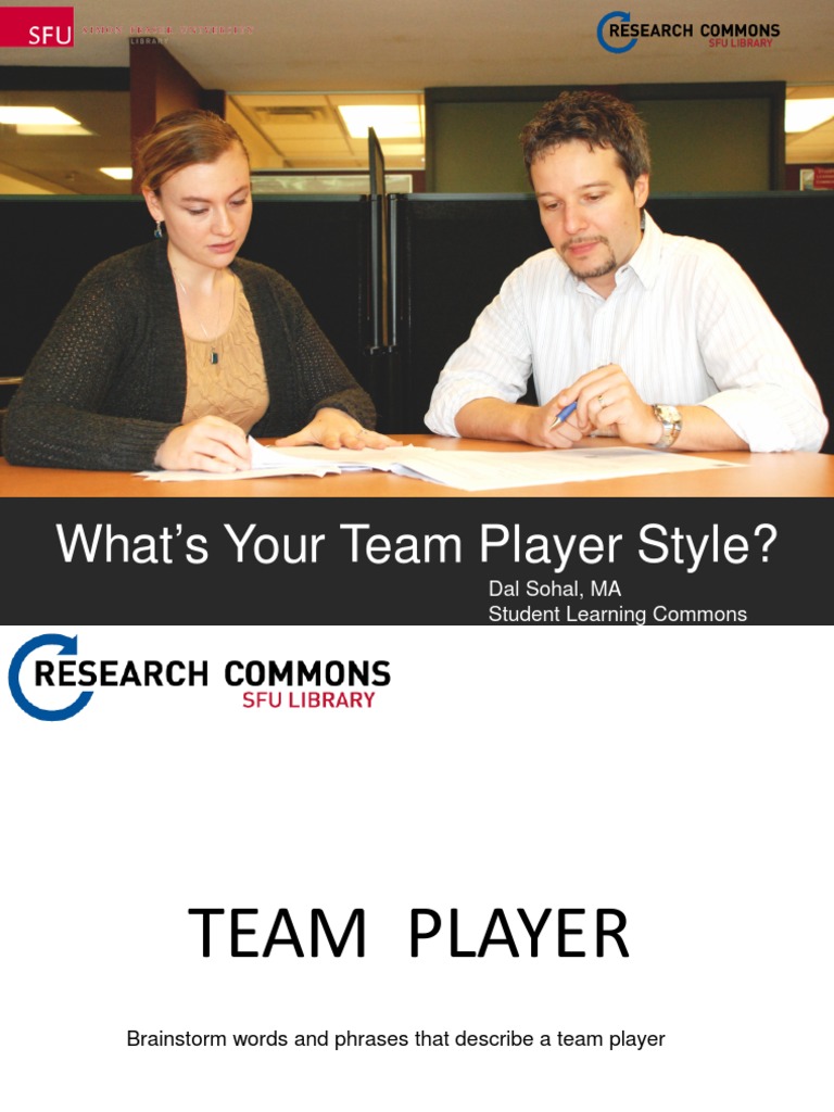 Parker Team Player For Grad Students | PDF | Goal | Strategic Management