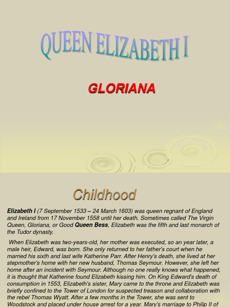 Queen Elizabeth I | Download Free PDF | Elizabeth I Of England | House ...