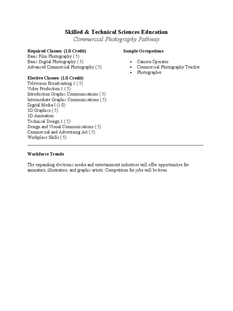 SKILLED - Commercial Photography | PDF | Computers