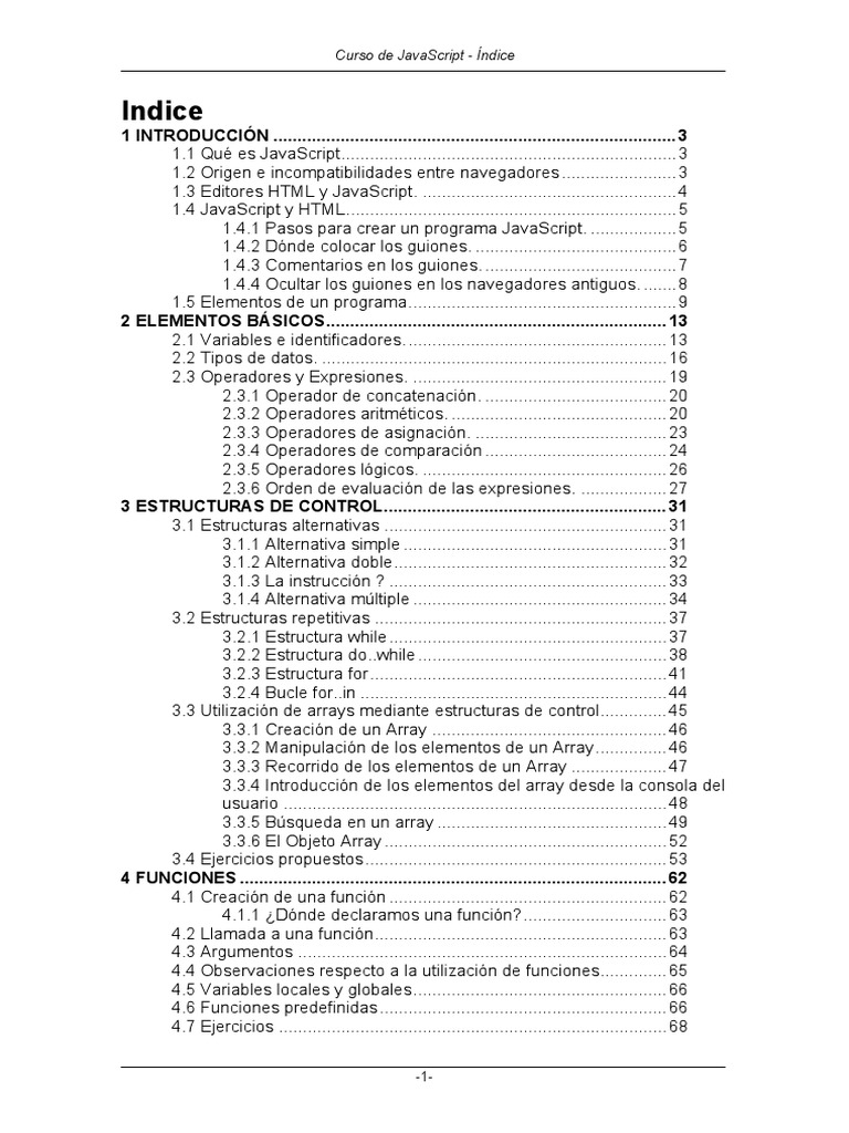 Manual Completo de DHTML y JavaScript | PDF | Script Java | HTML