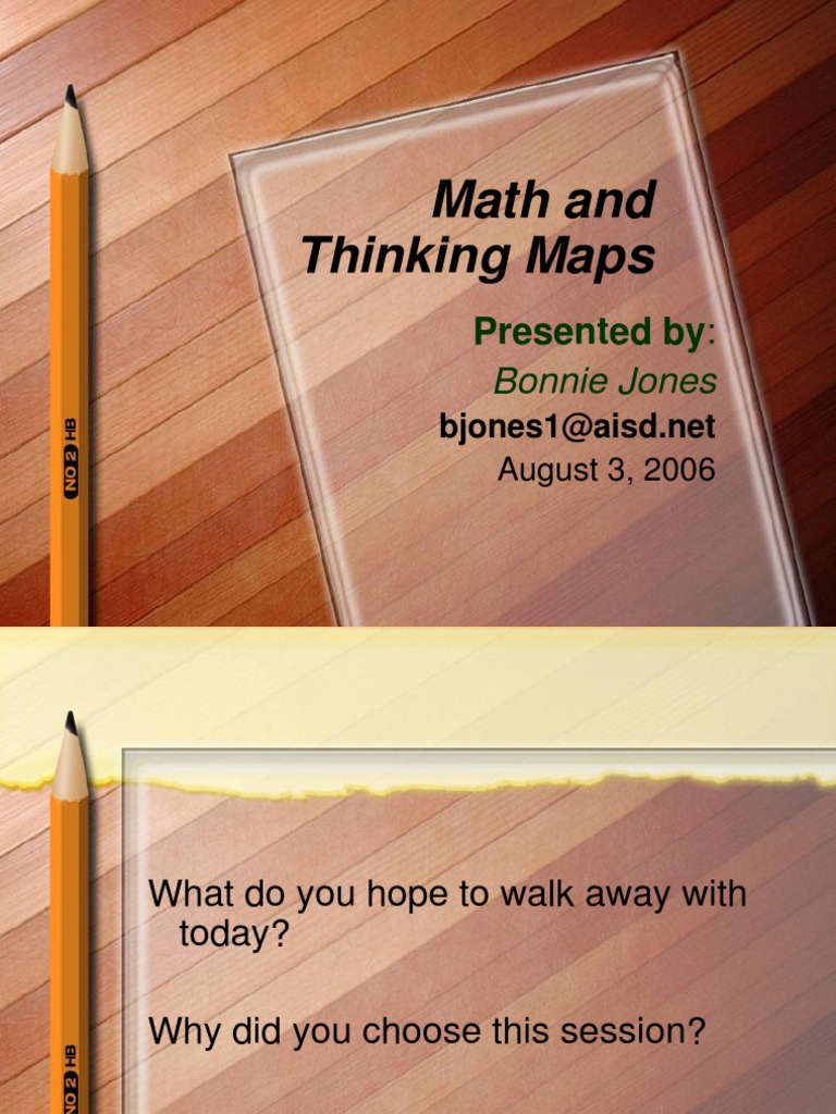 Math and Thinking Maps 1 | PDF | Teaching Mathematics | Cognitive Science