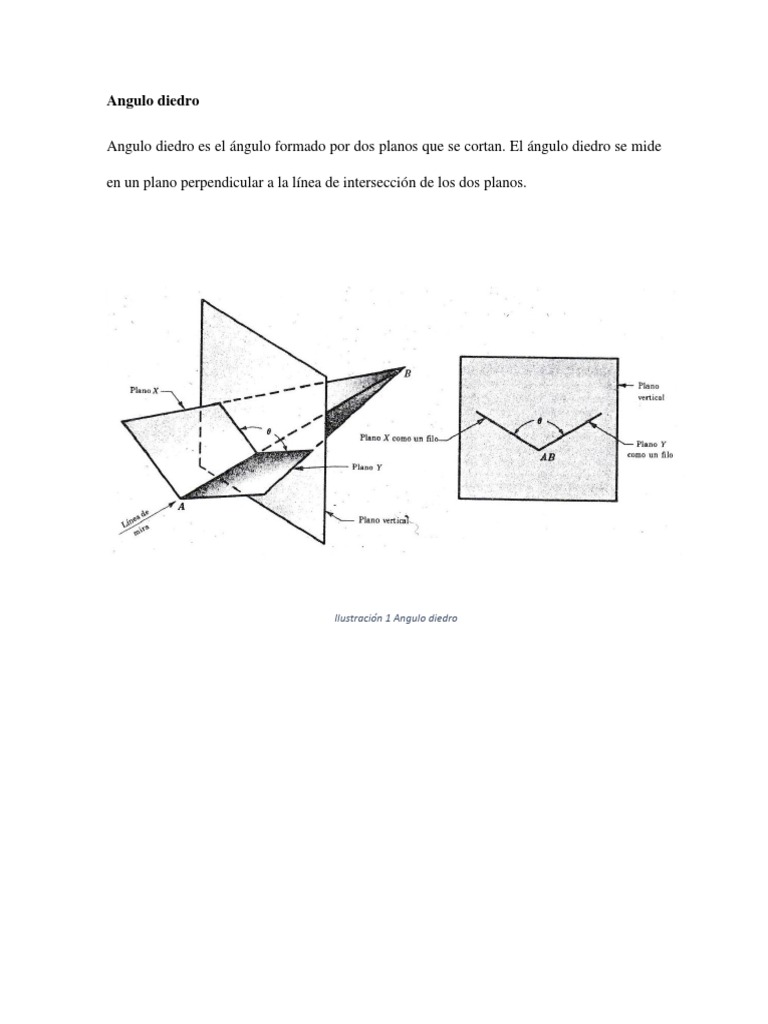 Angulo Diedro | PDF | Geometria plana) | Geometría Convexa