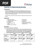 PLTW Engineering Formula Sheet | PDF | Area | Orbit