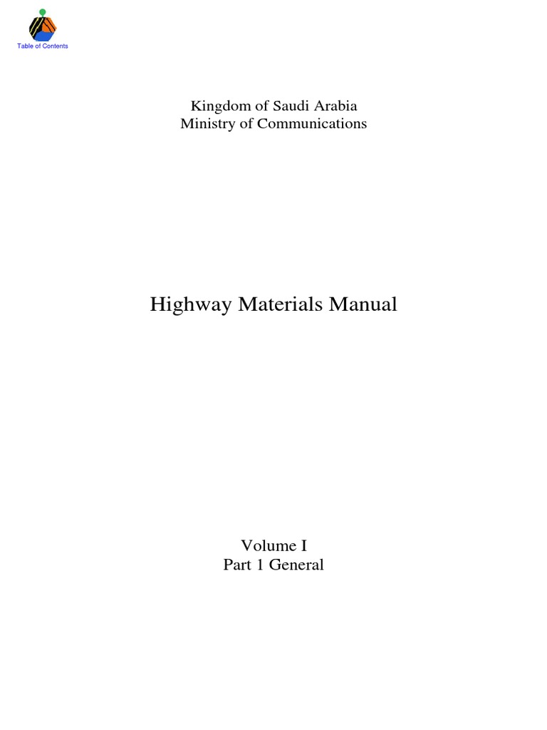 Highway Material Manual | PDF | Asphalt | Concrete