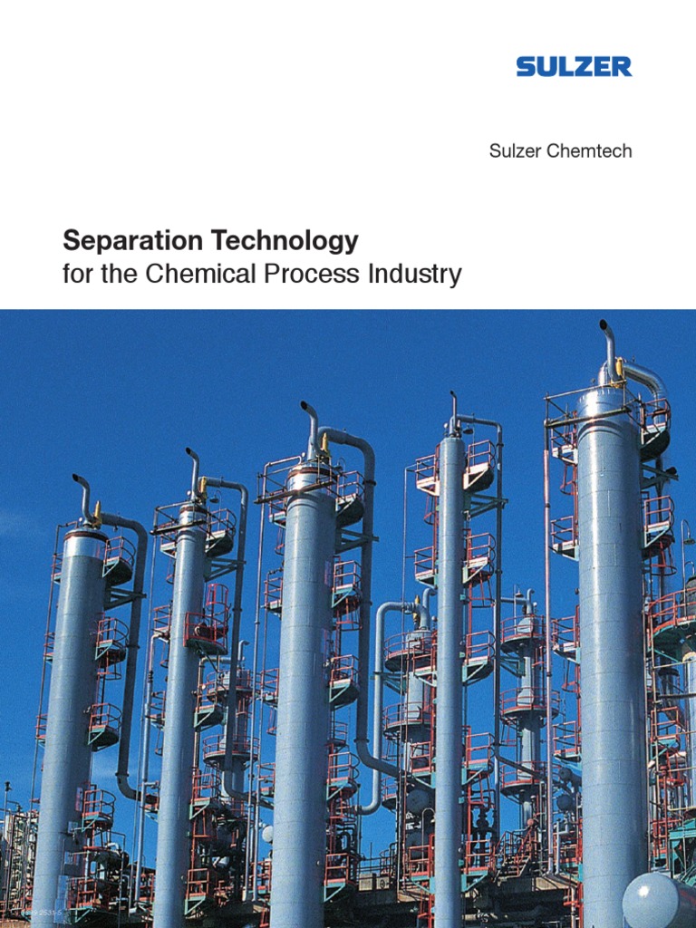 Separation Technology For The Chemical Process Industry | PDF ...