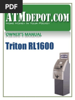 Genmega G1900 ATM Owners Manual | PDF | Automated Teller Machine | Fee
