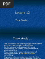 Template Time Study | PDF