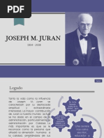 Biografía y Aportes de Joseph Juran | PDF | Calidad (comercial) | Business