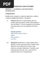 Sample Module Three Essay Cape Communication Studies | PDF