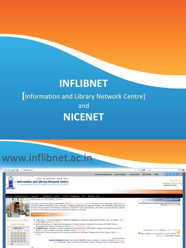 INFLIBNET | Download Free PDF | Libraries | Computer Network