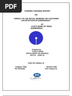 Sbi Summer Internship Project Correct 1 | PDF | Banks | Sampling ...